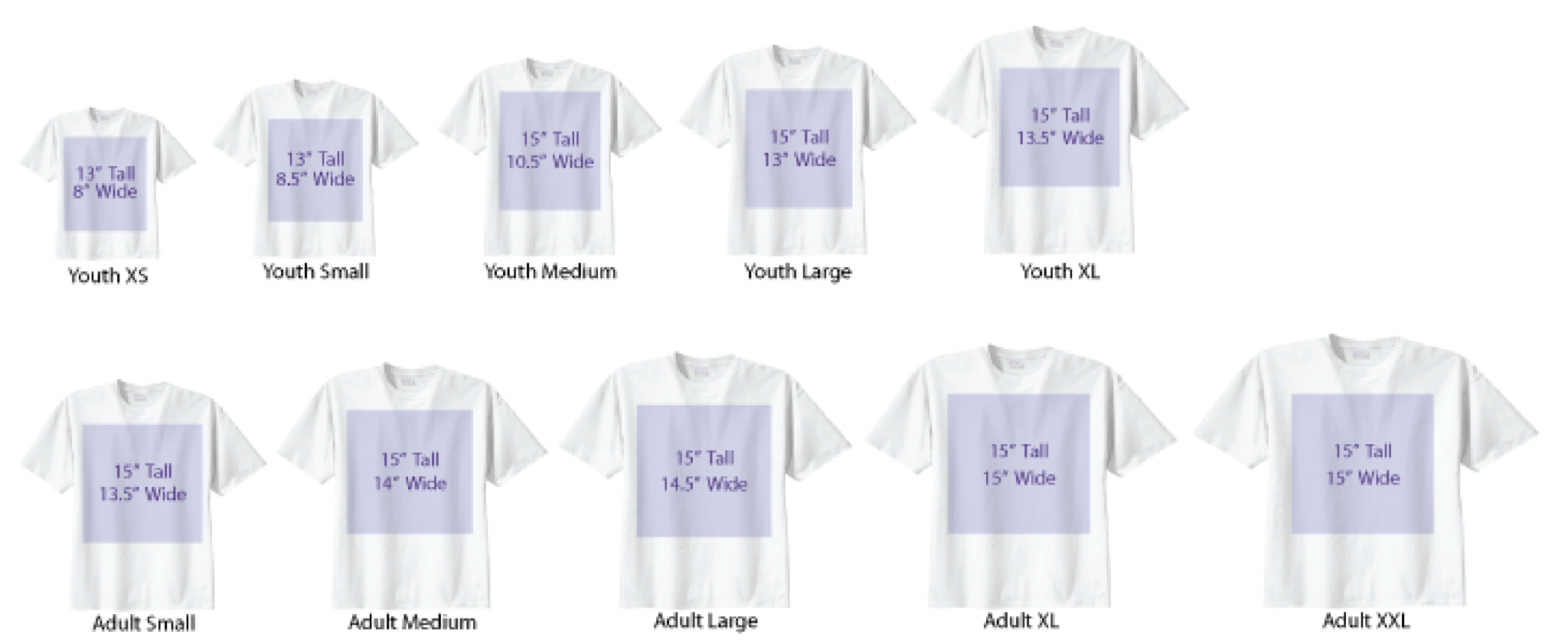 Screen Print Imprint Size | Genesis Screens